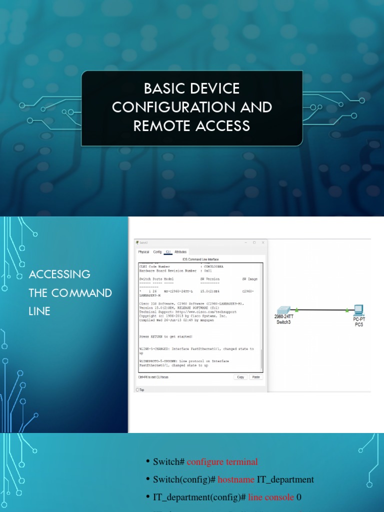 Device Configuration & Remote Access Guide | PDF