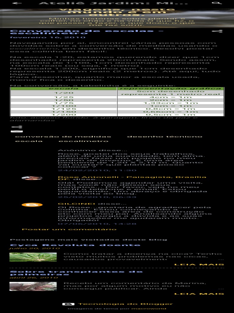 Conversão de Escalas - Escalímetro | PDF