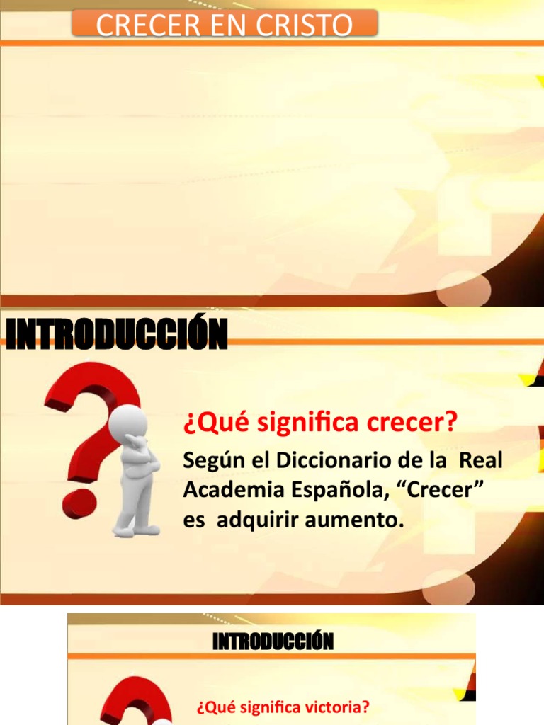 Crecer en Cristo | PDF