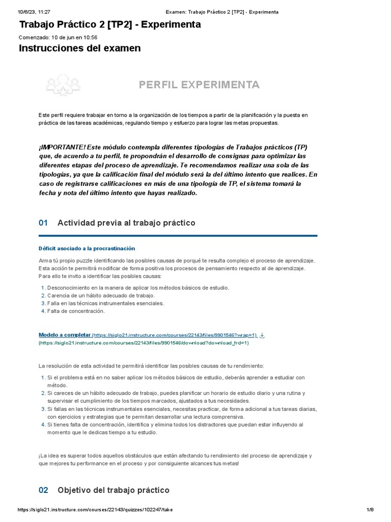 Examen - Trabajo Práctico 2 (TP2) - TECNO, HUMAN | PDF | Hospital | Análisis FODA
