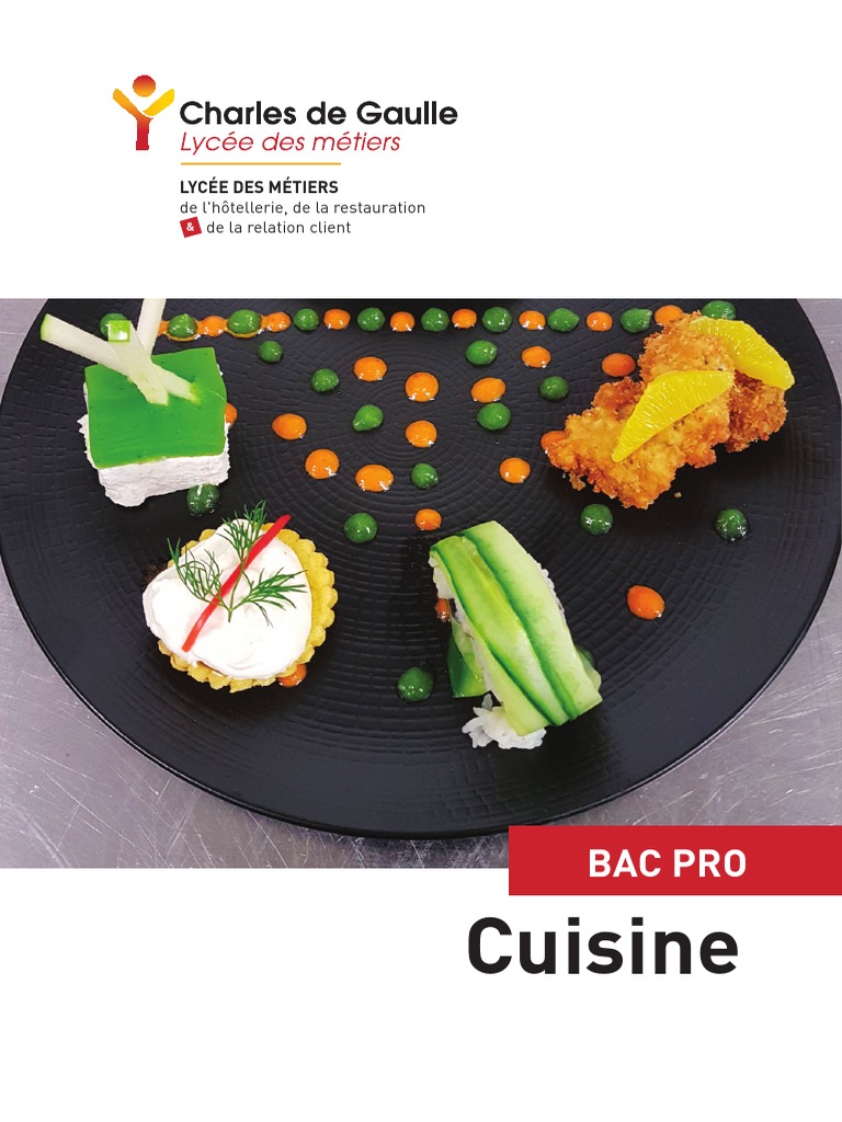 05 - Bac Pro - Cuisine | PDF