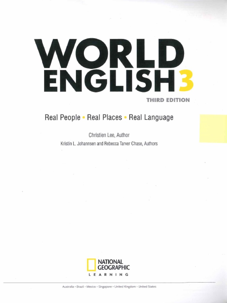 03-World English 3 | PDF | Linguistics