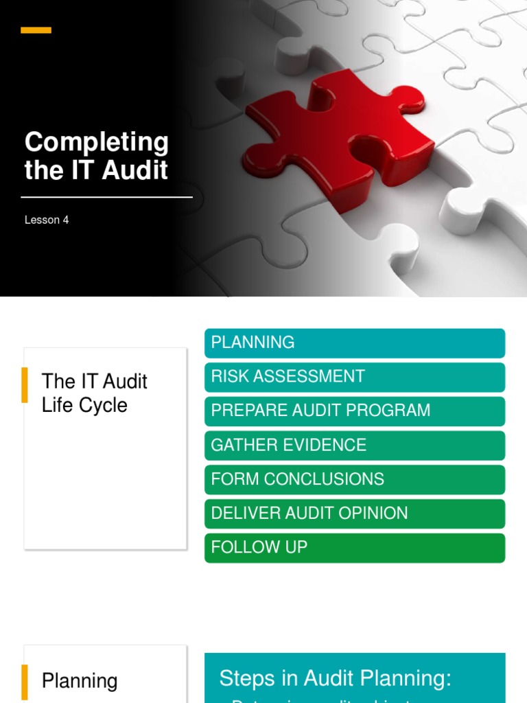 IT Audit Life Cycle: Key Steps Explained | PDF | Audit | Financial Audit