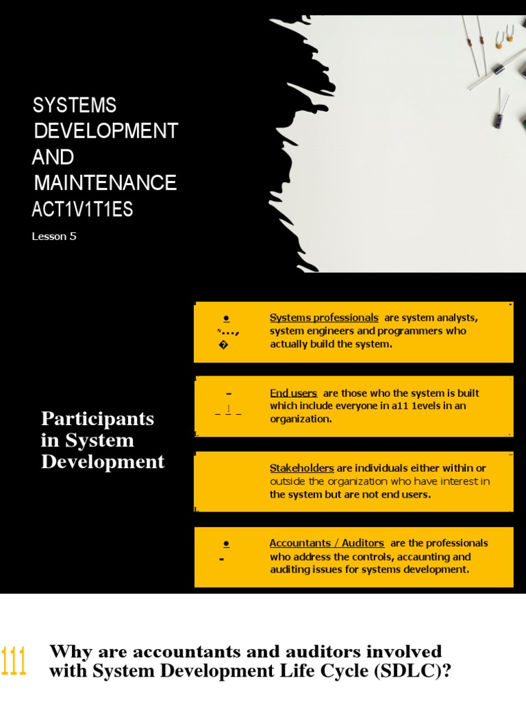 004 Lecture 7 Systems Development and Maintenance Activities2 | PDF ... 004 Lecture 7 Systems Development and Maintenance Activities2 | PDF ...