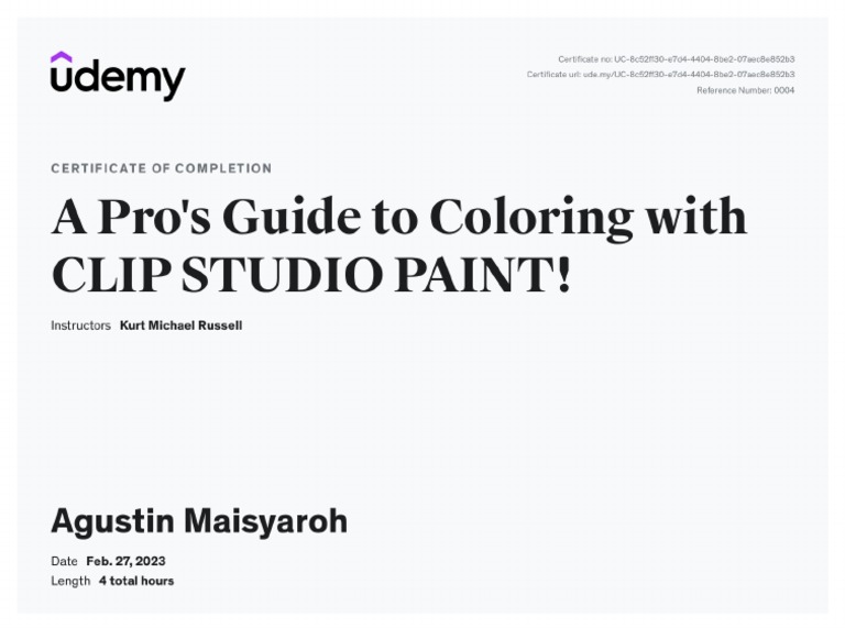 Coloring CSP Sertifikat Udemy | PDF