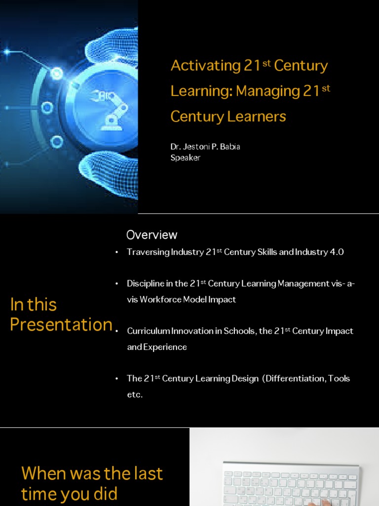 21st Century Learning Management Strategies | PDF | Learning ...