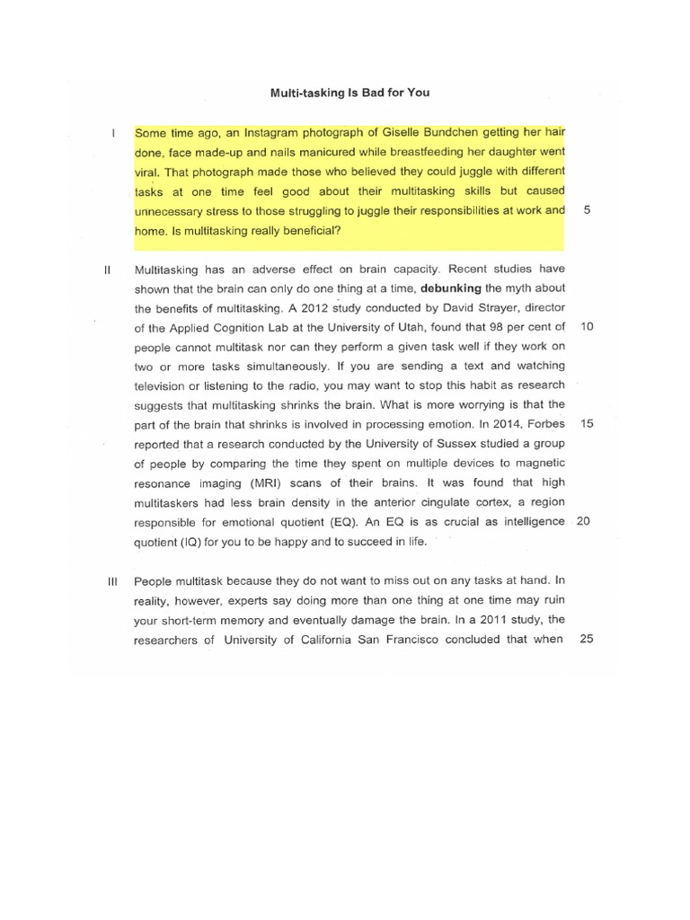 Article 1 Multitasking Pdf