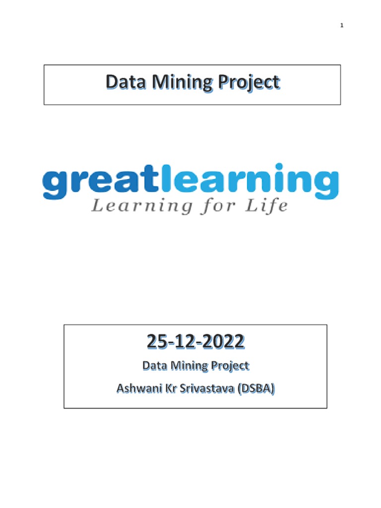 Data Mining Project Ashwani 3 PDF | PDF | Principal Component Analysis ...
