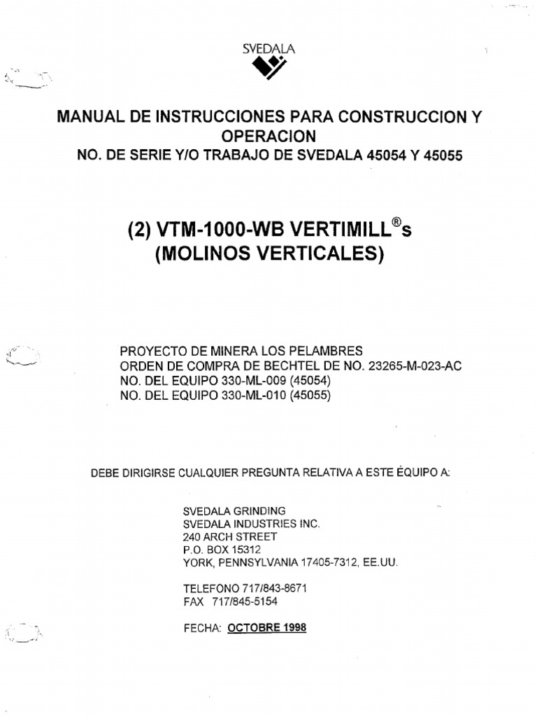 VTM 1000 | PDF