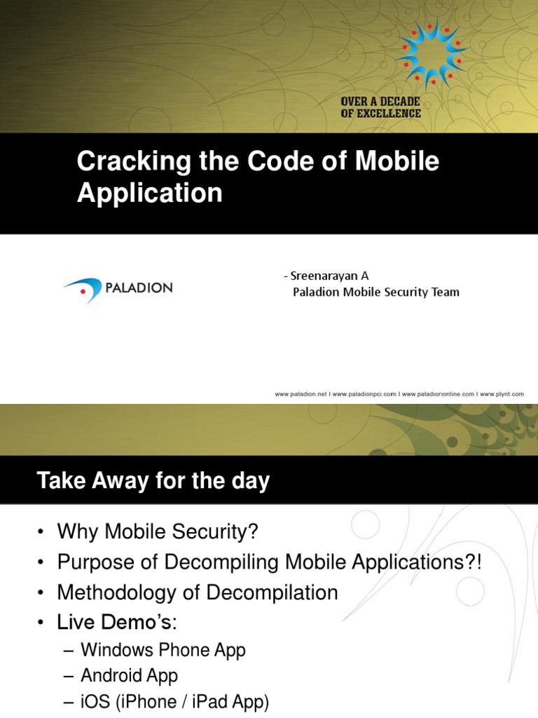 Cracking the Mobile Application Code | PDF | Mobile App | Application ...