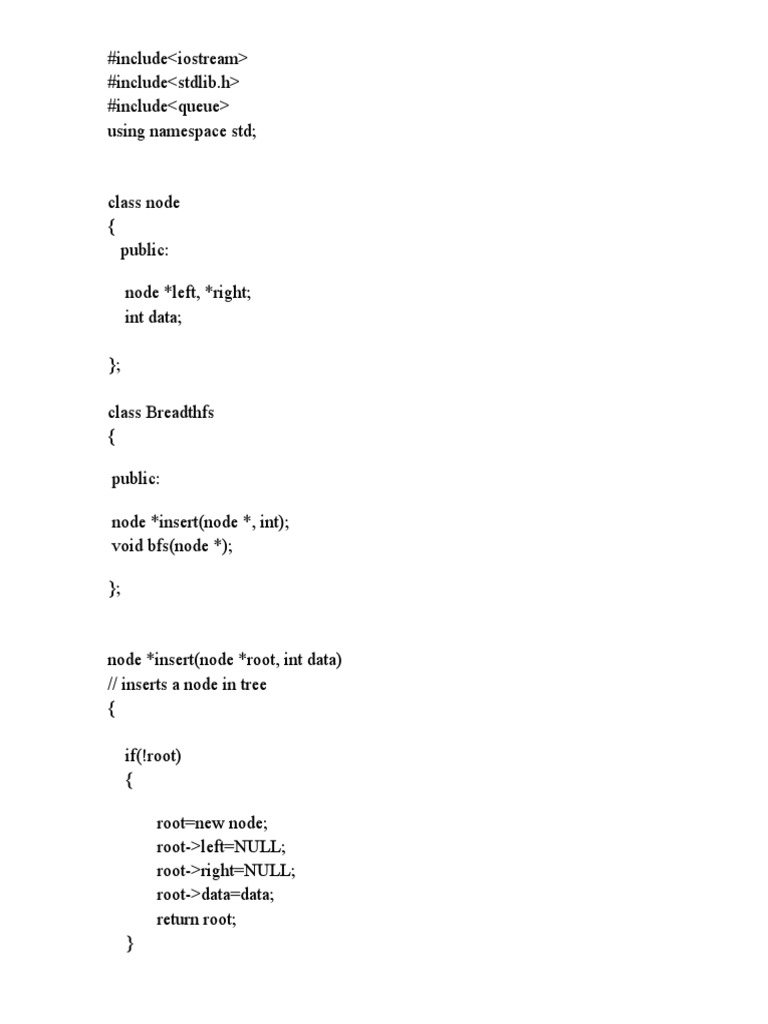 Hpc 1 Bfs Pdf Queue Abstract Data Type Pointer Computer Programming 4676
