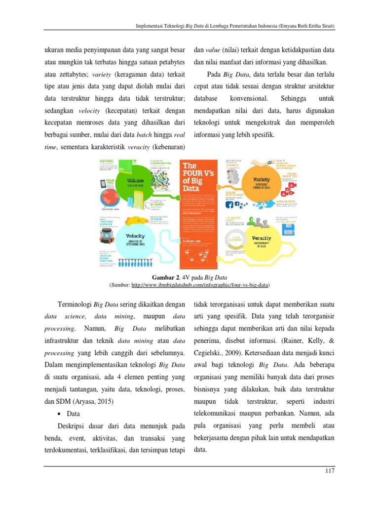 Implementasi Teknologi Big Data Di Lembaga Pemerintahan Indonesia-4 | PDF
