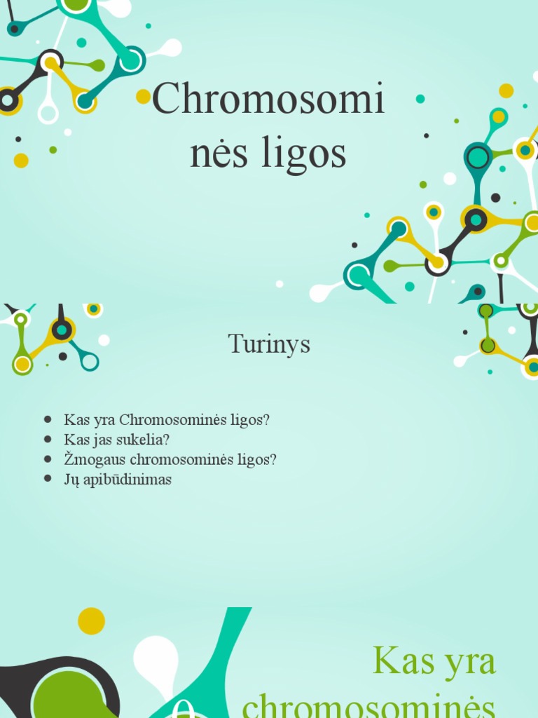Chromosominės Ligos | PDF