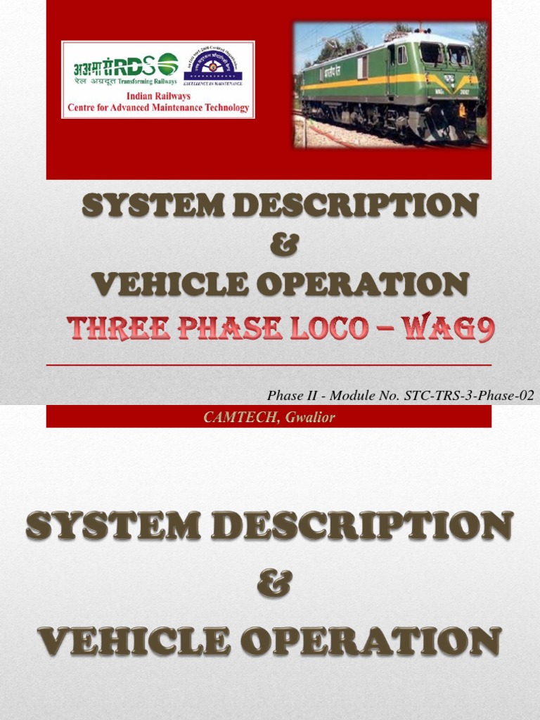 3-Phase Locomotive System Overview | PDF | Computer Data Storage | Switch