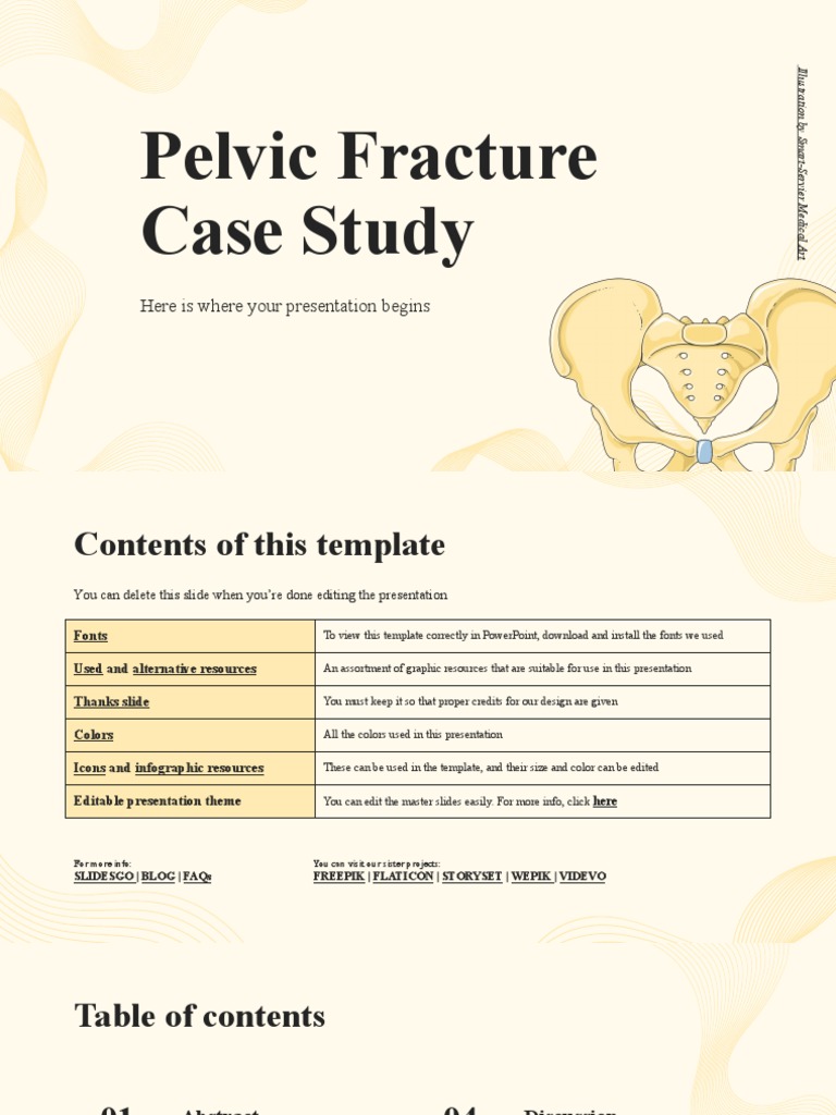 Pelvic Fracture Case Study Insights | PDF | Medical Diagnosis | Planets