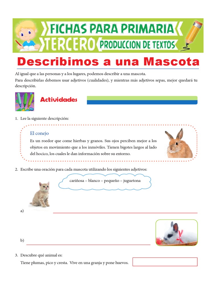 Descripcion de Un Animal | PDF