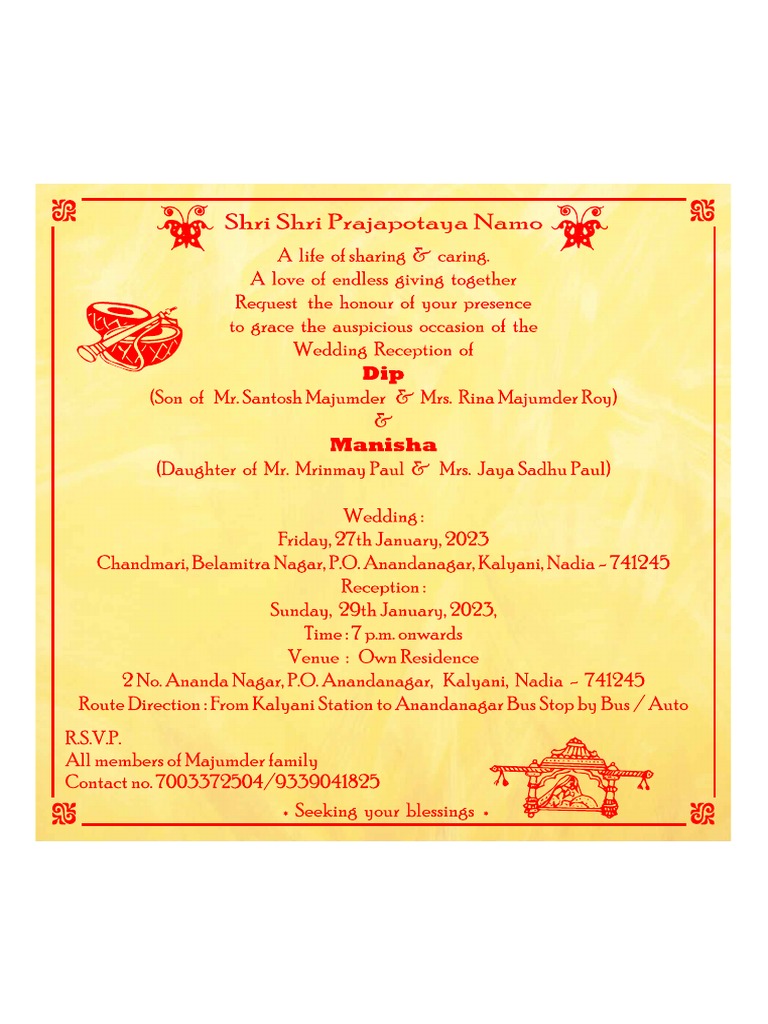 Wedding Card | PDF