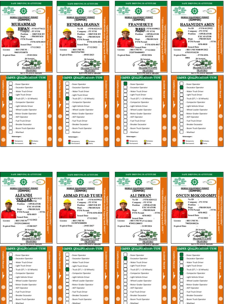 Simper Produksi - PT FTM Iii Jas | PDF