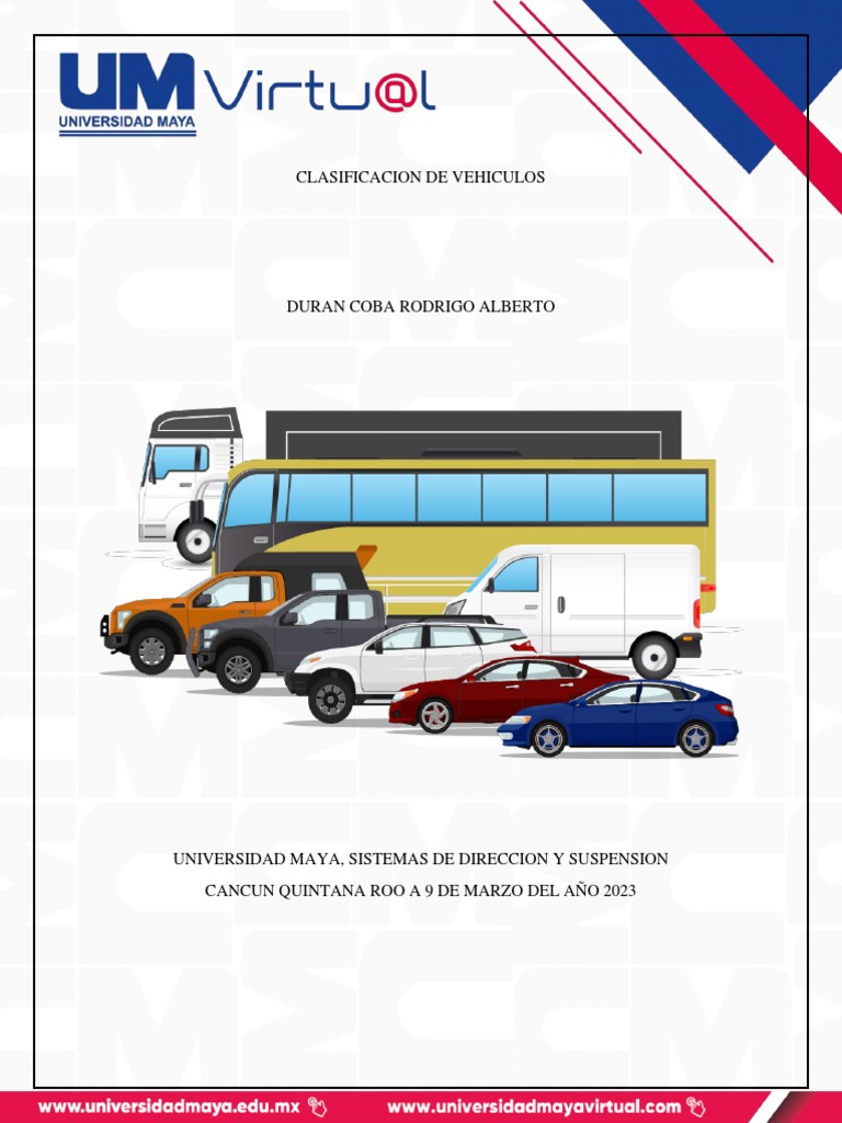 Duran - Ima - 2a - Clasificacion de Vehiculos | Descargar gratis PDF | Vehículos terrestres ...