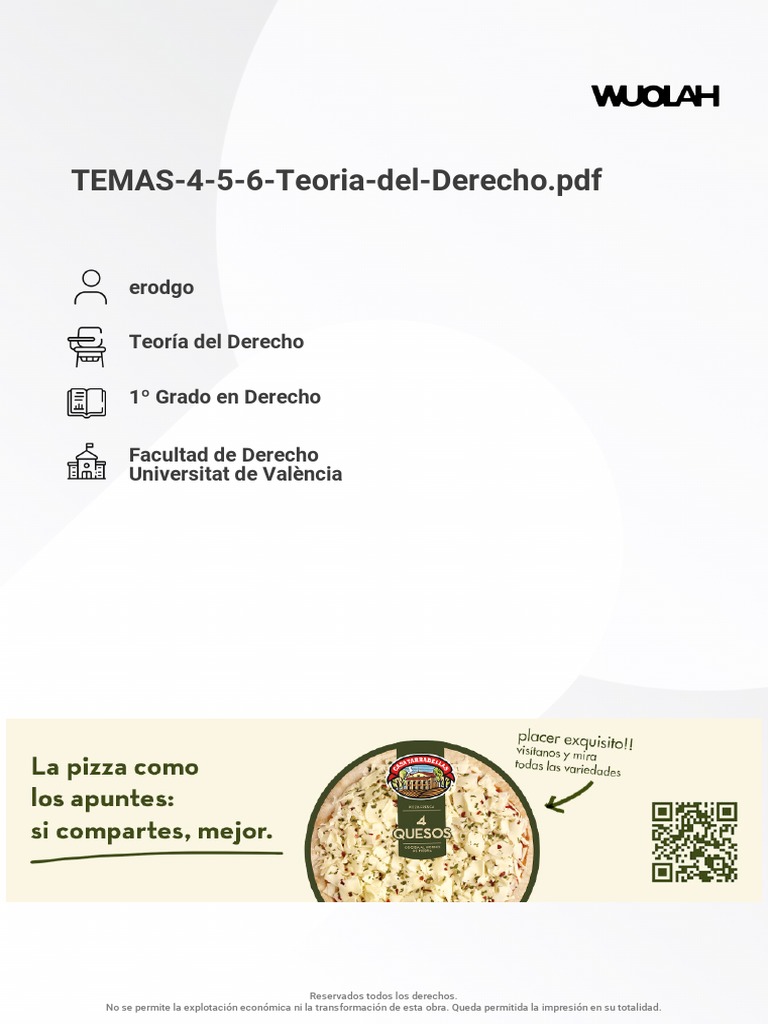 Free TEMAS 4 5 6 Teoria Del Derecho | PDF | Constitución | Legislación