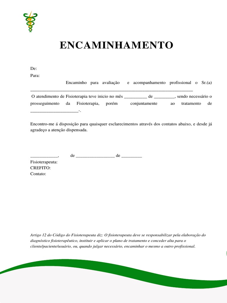 Dicas 10 - Modelo Encaminhamento | PDF