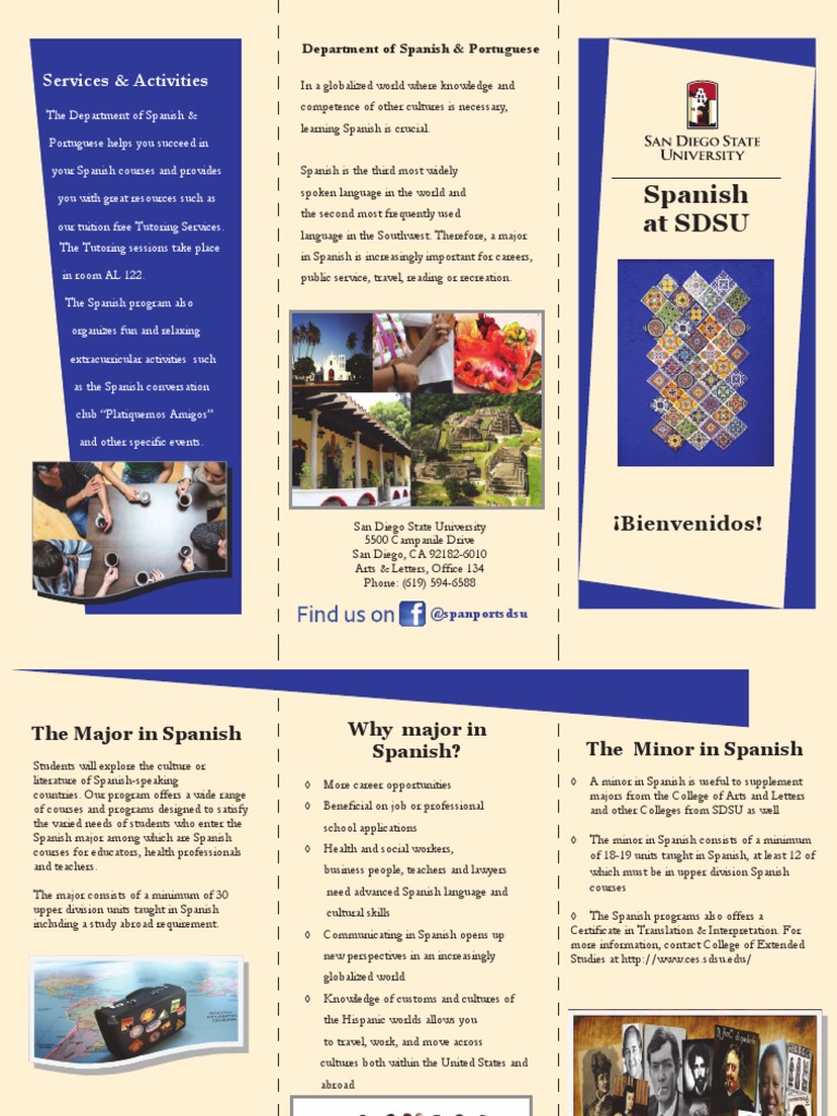 Spanish Brochure | PDF | Spanish Language | Teachers