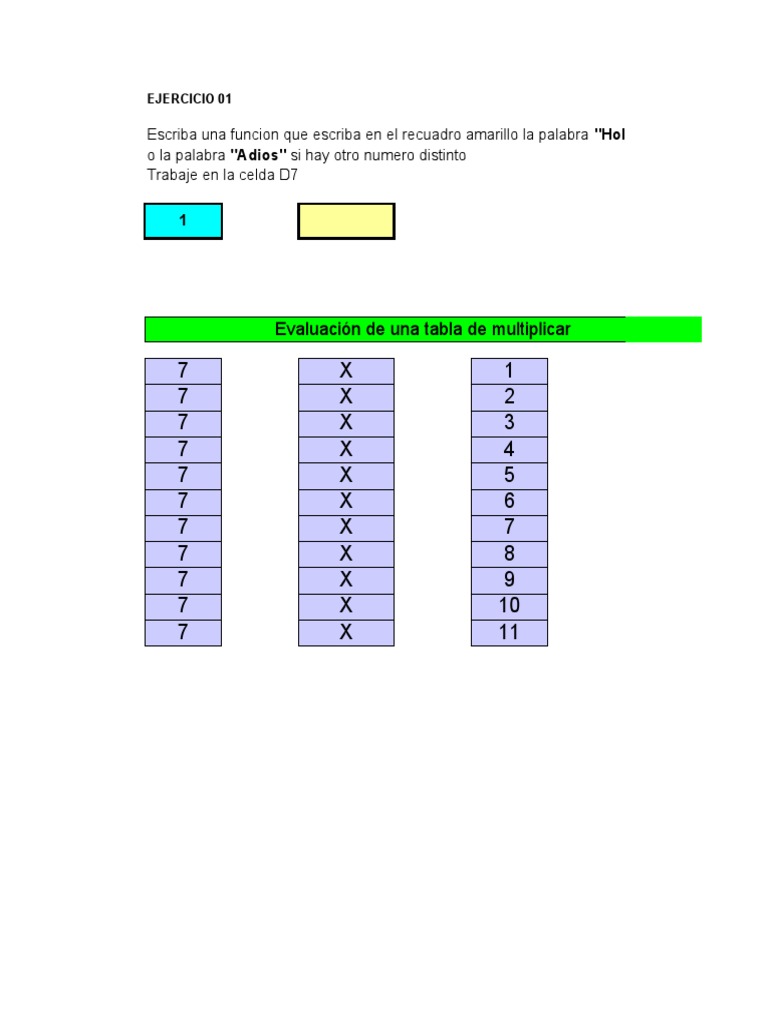 Ejercicios Func SI | PDF