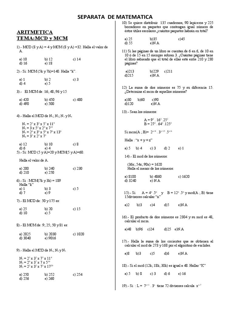 Simulacro de Matematica-Sgp-1230-2023 | PDF