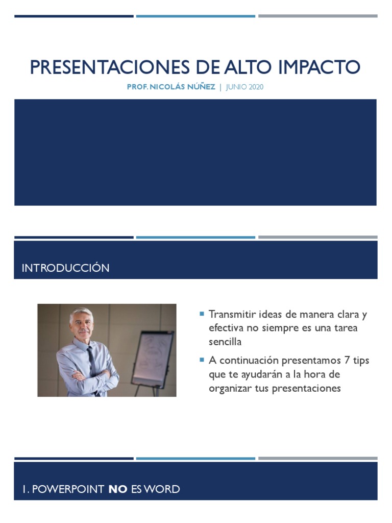 7 Tips para Presentaciones | PDF | Informática