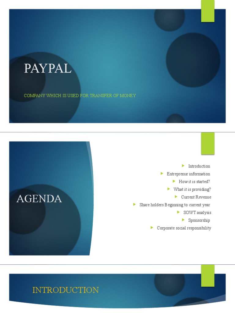 Paypal | Download Free PDF | Pay Pal | Service Industries