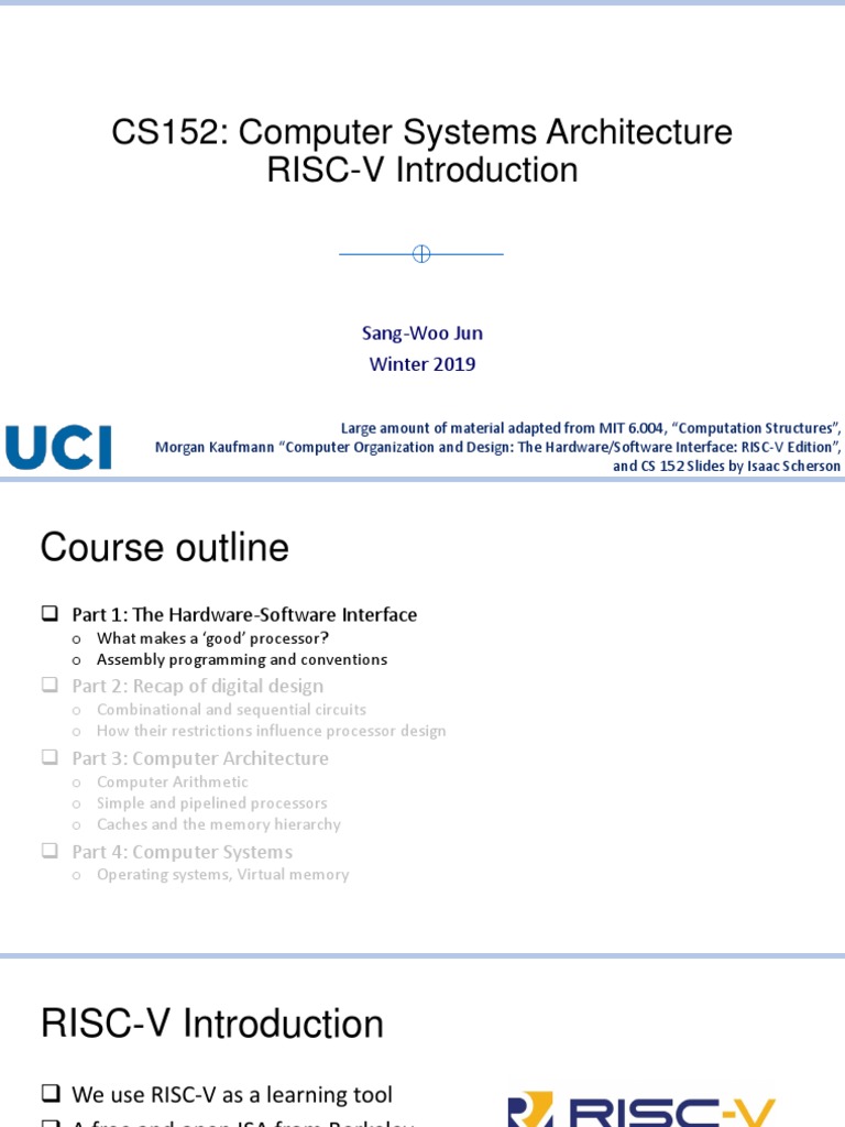Lec3 - RISC-V Assembly | PDF | Central Processing Unit | Bit Lec3 - RISC-V Assembly | PDF | Central Processing Unit | Bit
