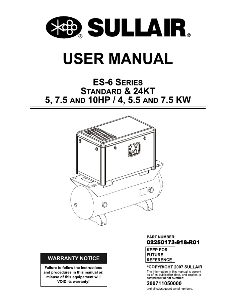 Manual User ES6 10 AC 202008270008 | PDF | Valve | Personal Protective Equipment