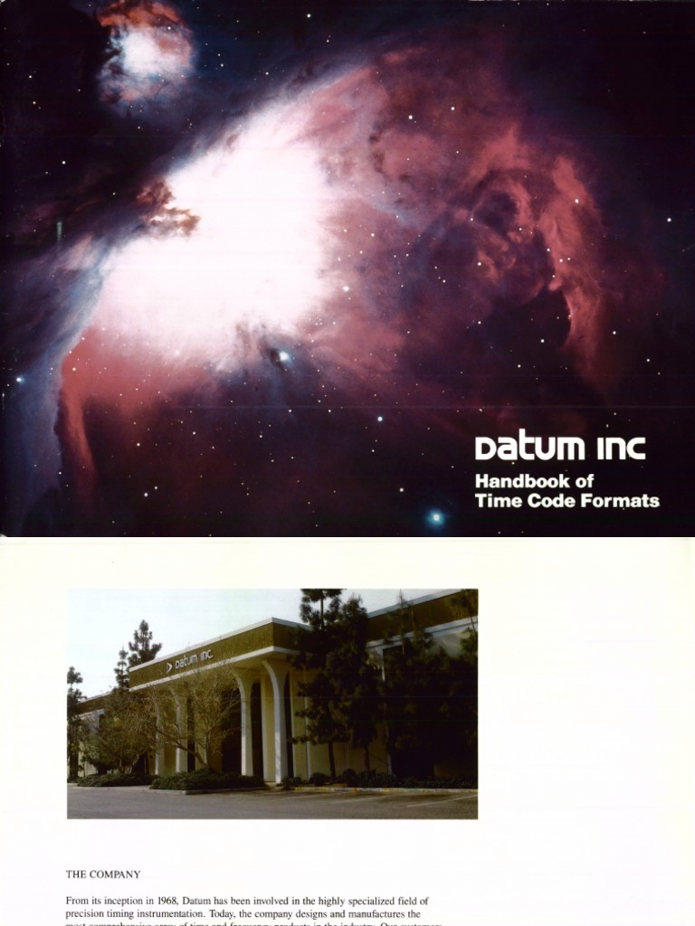 Handbook Of Time Code Formats Pdf