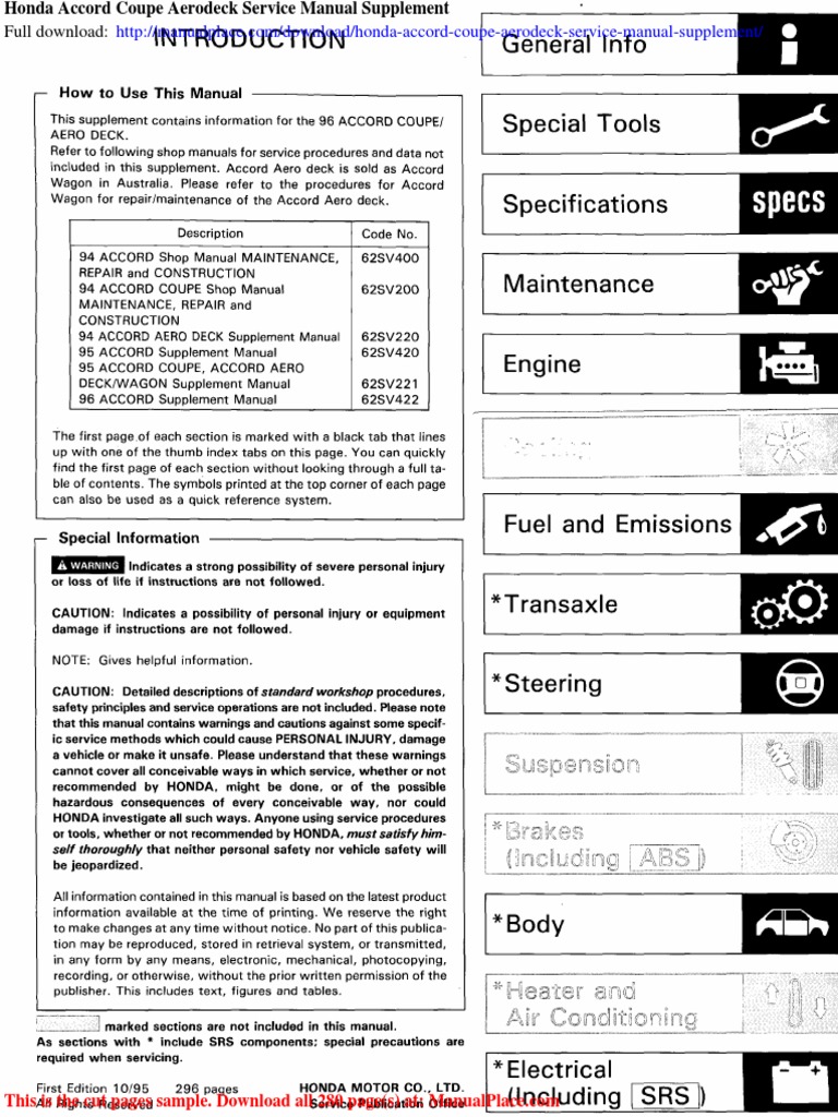 Great Description About Honda Accord Manual 2009