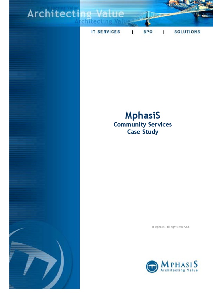 MphasiS Case Study: Empowering Visually Impaired | PDF | Visual ...