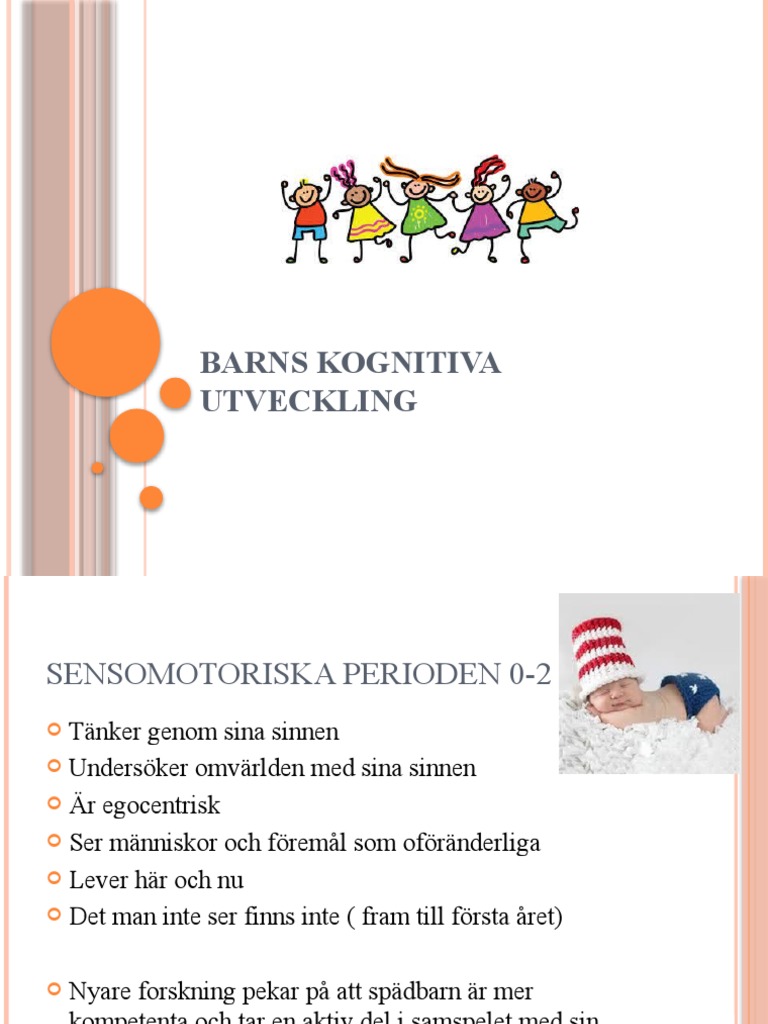 Barns Kognitiva Utveckling | PDF
