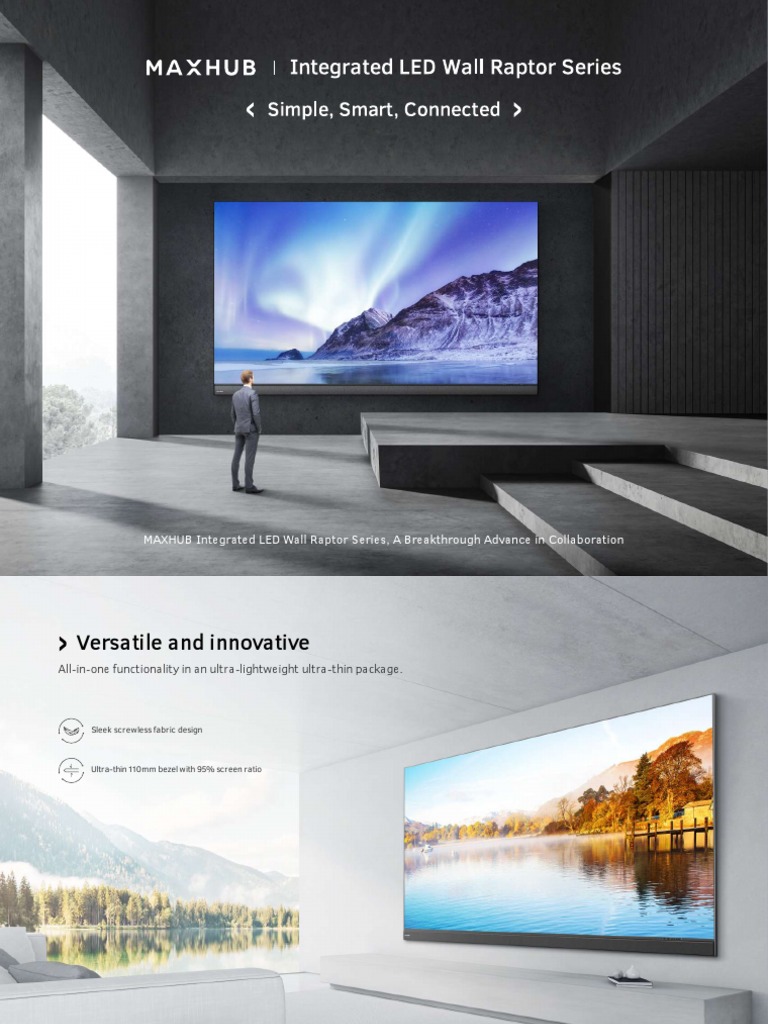 LED Raptor Series - Compressed | Download Free PDF | Hdmi | Smartphone