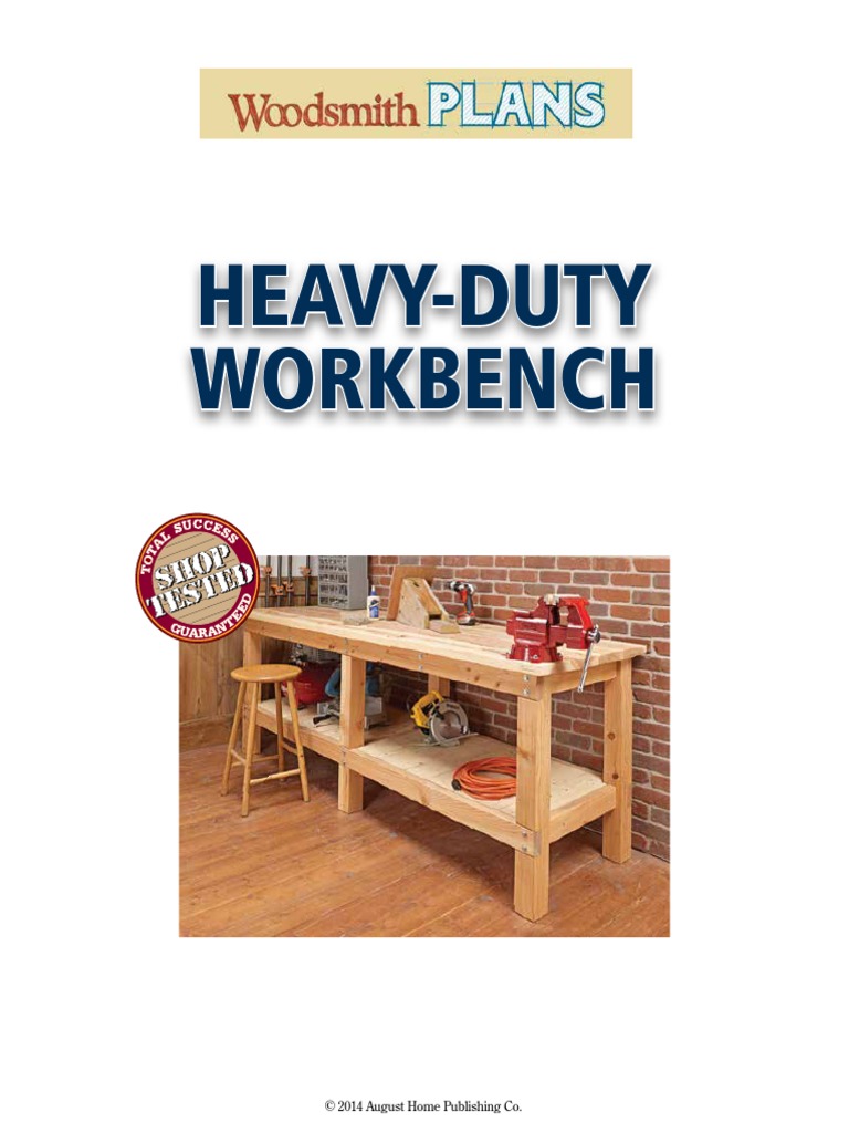 Heavy Duty Plank Workbench | PDF | Tools | Metalworking