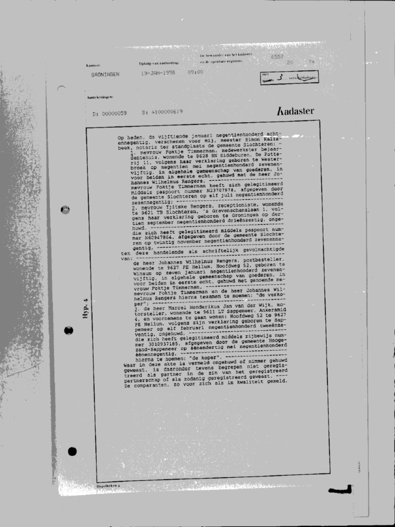 W-136237 Akte Van Levering 2 | PDF