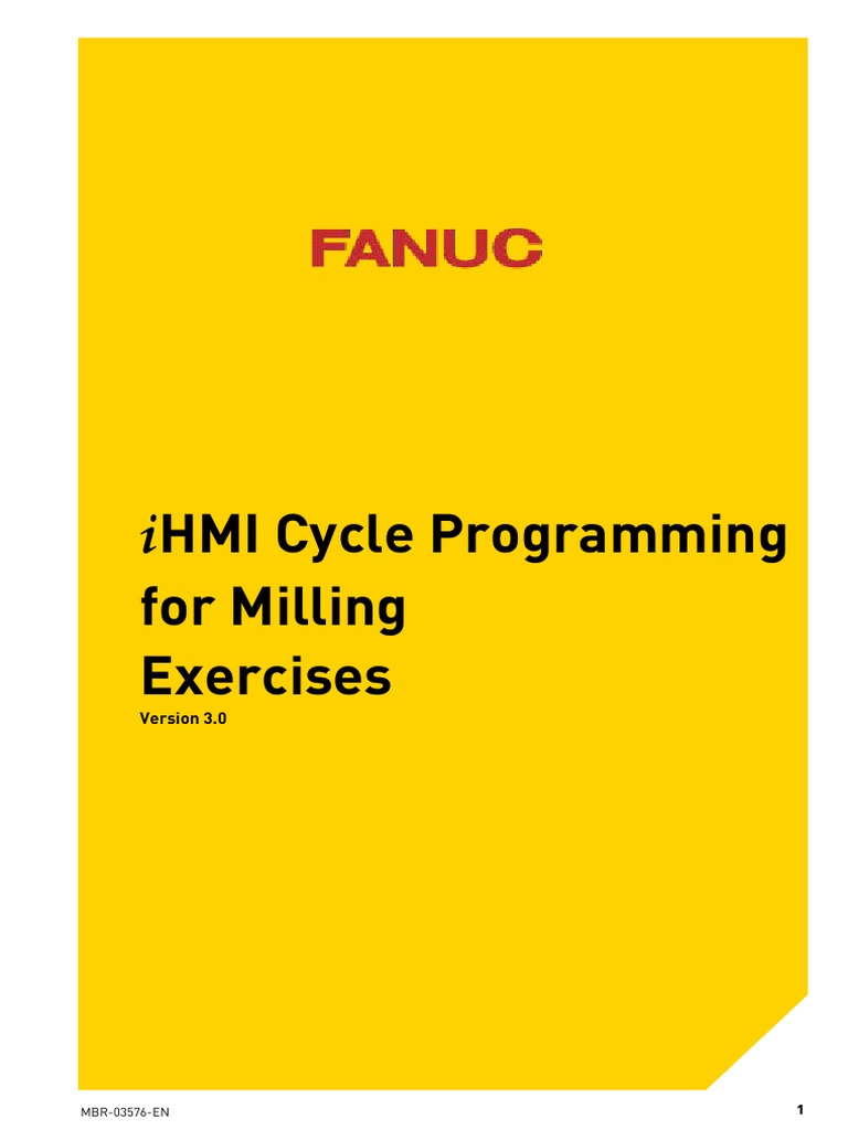 IHMI Cycle Programming For Milling Exercises | PDF | Machining | Numerical Control