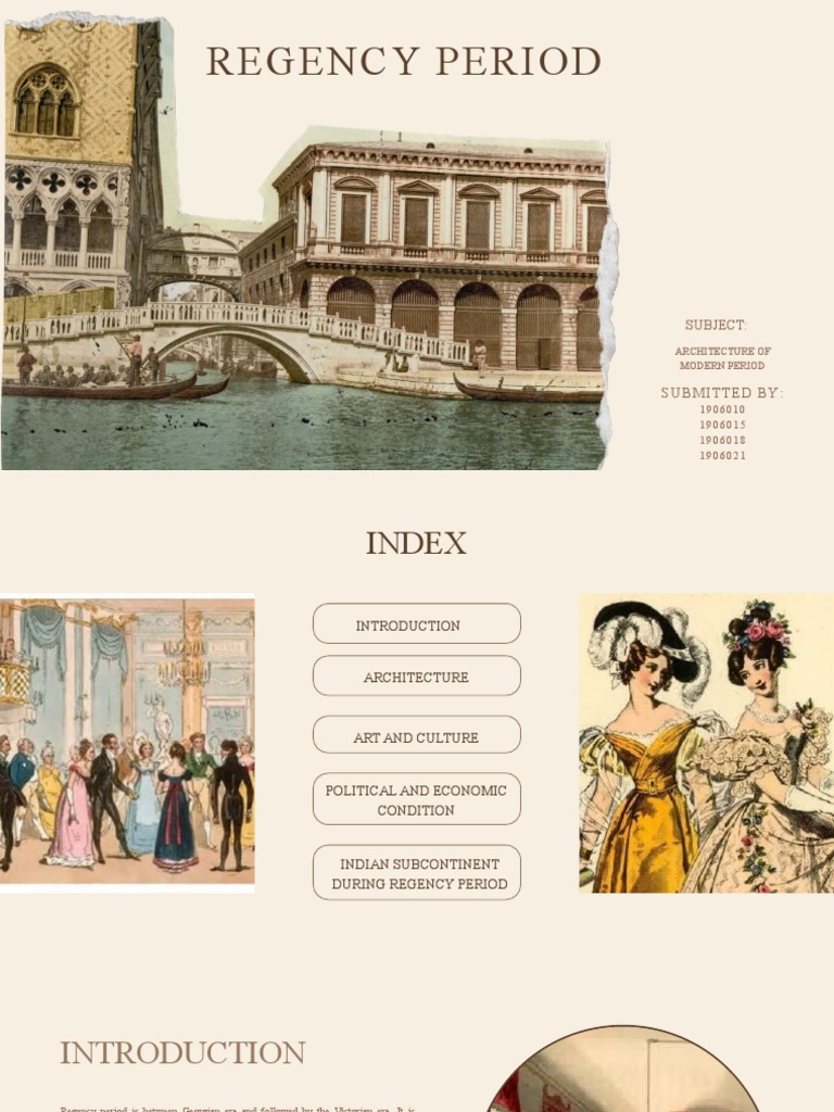 Regency Era Architecture and Culture | PDF | Art
