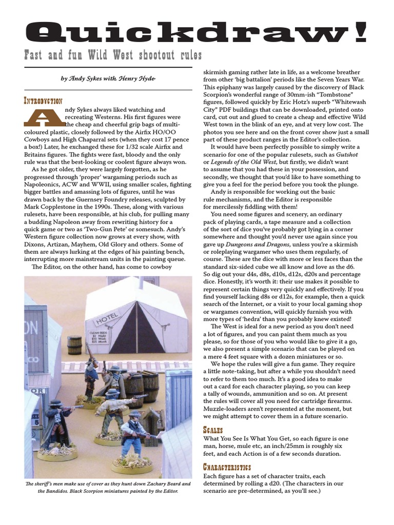 Quickdraw Rules | PDF