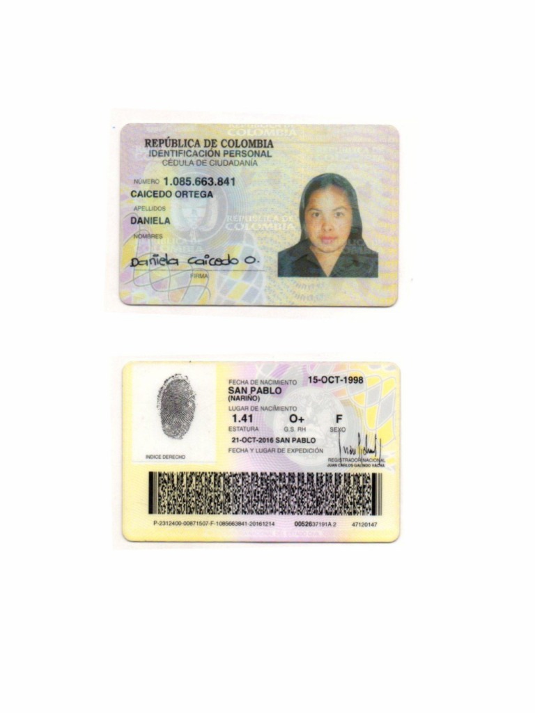 Cedula Daniela | PDF