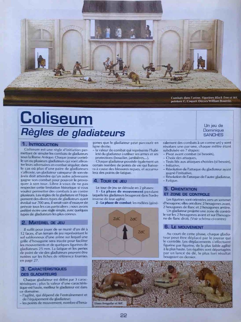 Coliseum Gladiator Jeu | PDF