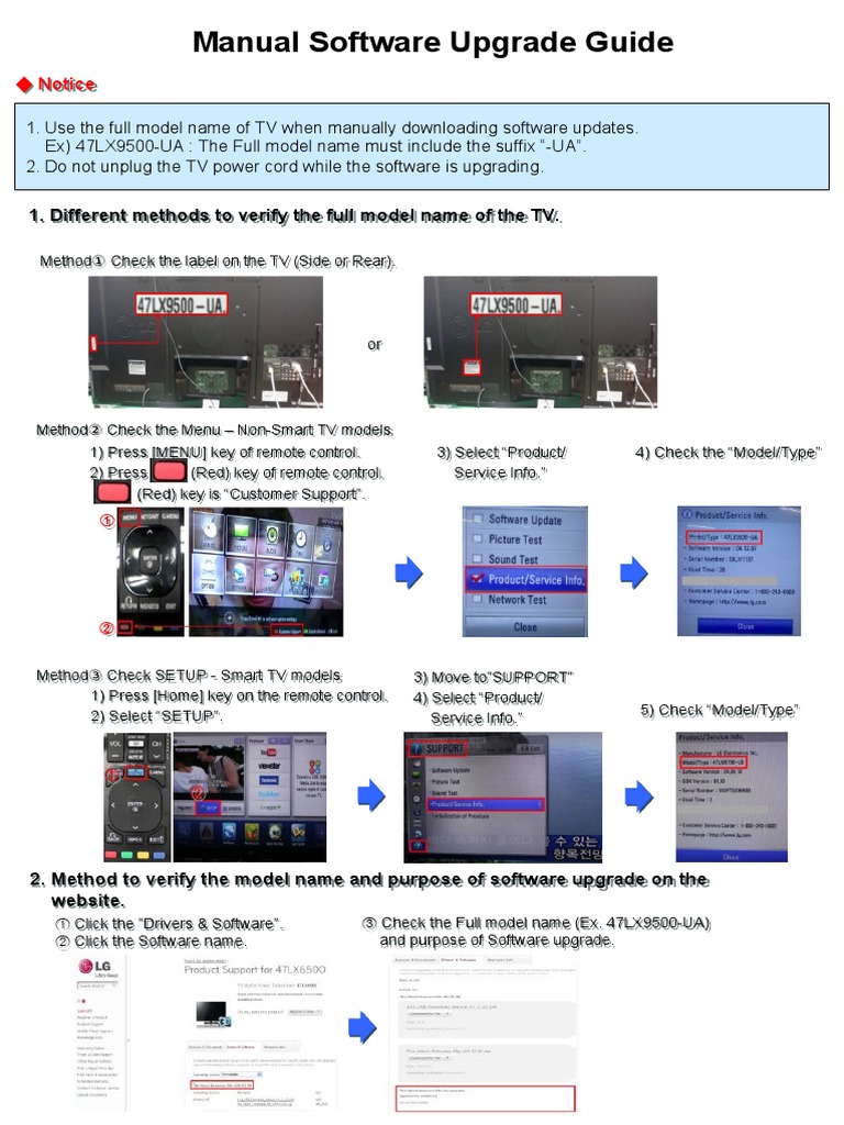 Manual Software Upgrade Instructions | PDF | Usb Flash Drive | Usb
