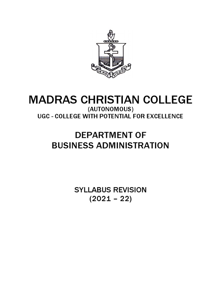 BBA Syllabus Overview 2021-22 | PDF | Analytics | Economics