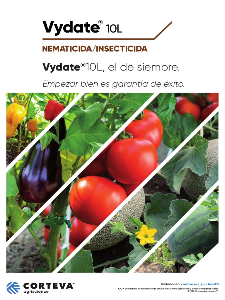 Encarte Diptico Vydate 10L | PDF | Plaga (organismo) | Insecticida