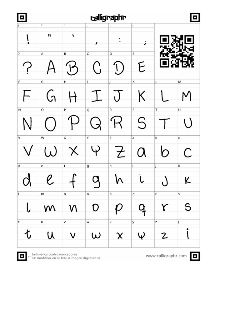 Calligraphr-Template 2 - Copy | PDF