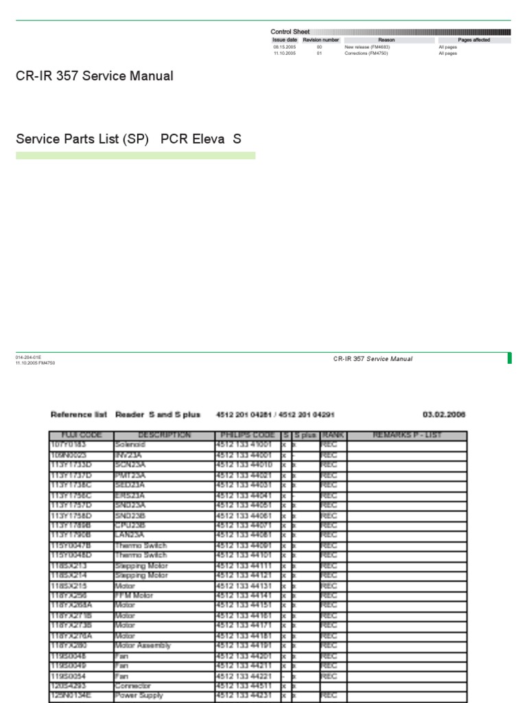 Philips CR-IR 357 User Manual | PDF