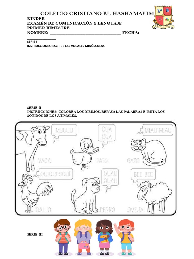 Examenes Kinder | PDF